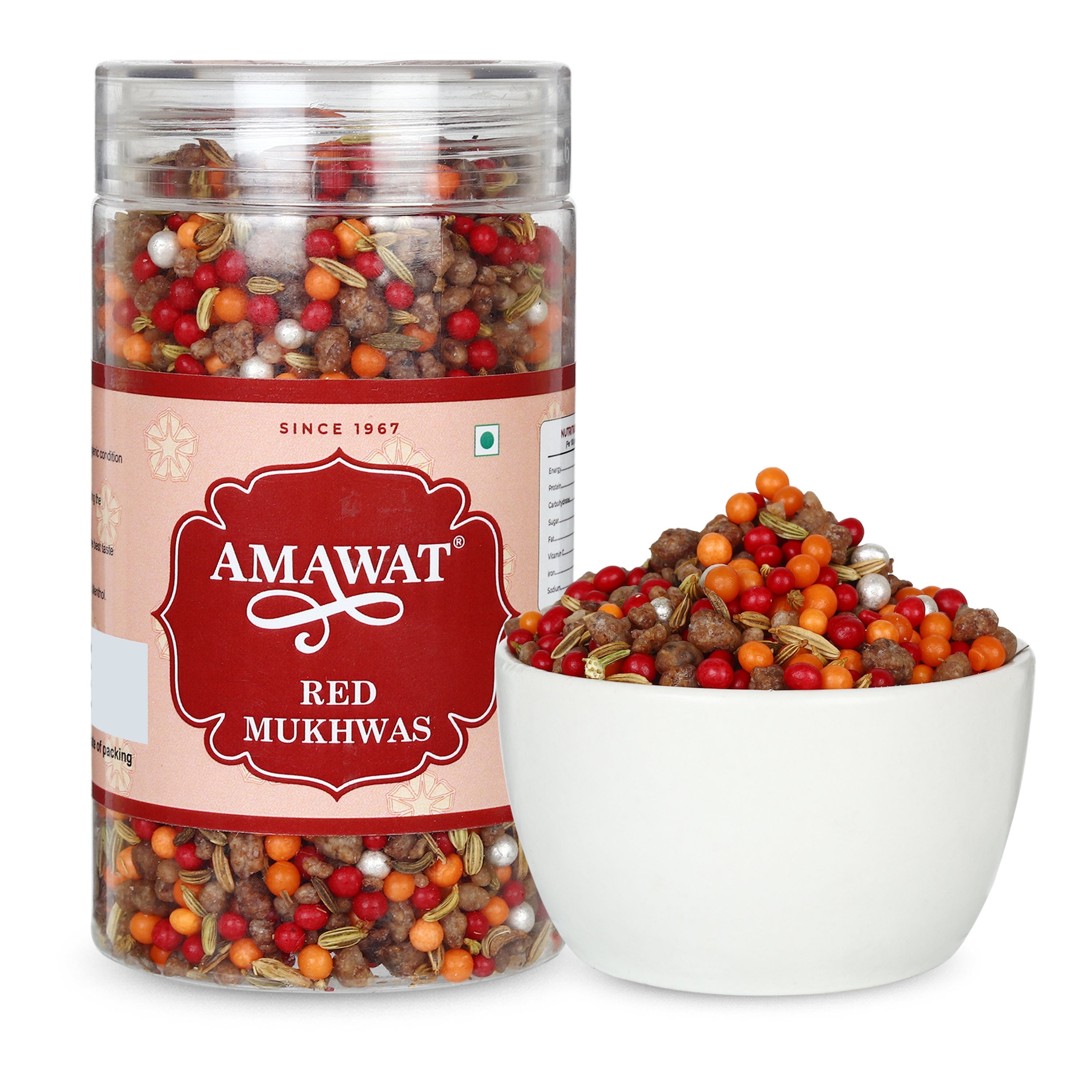 Red Mukhwas | After Meal Digestives Mouth Freshner – Amawat
