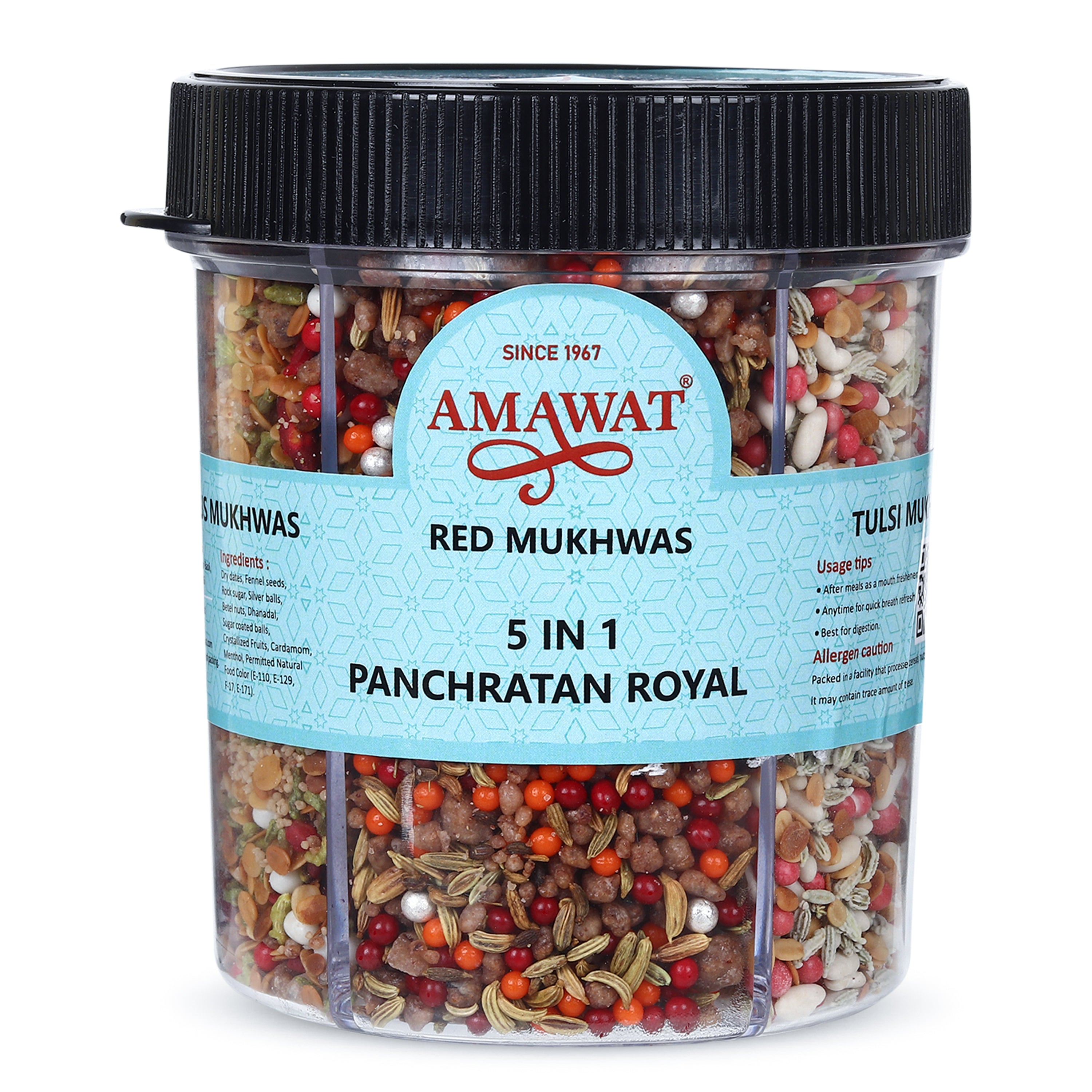 5 In 1 Panchratan Royal- After Meal Digestive Mouth Freshener – Amawat
