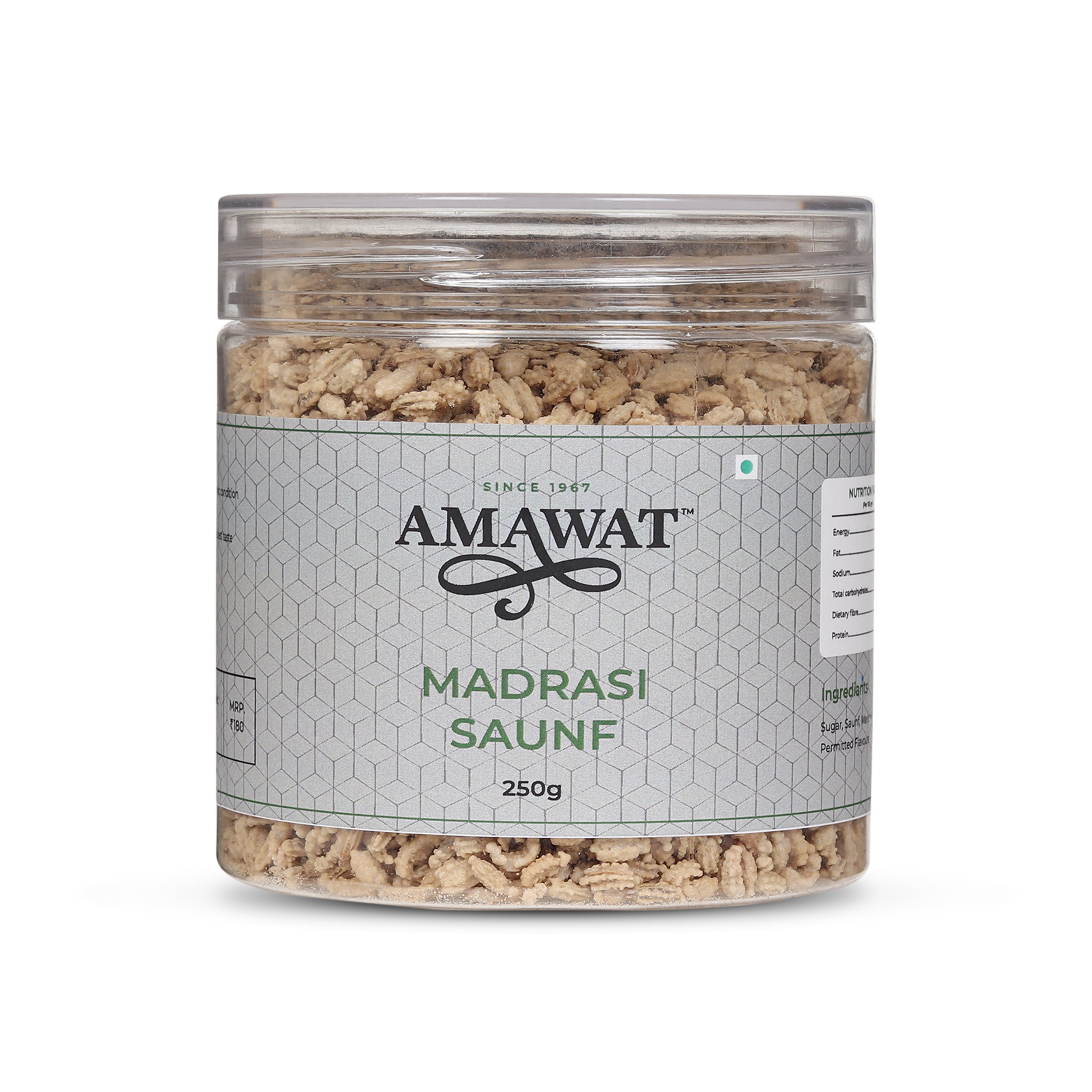 Amawat Mardarsi Saunf- White Sugar Coated Saunf at wholesale price
