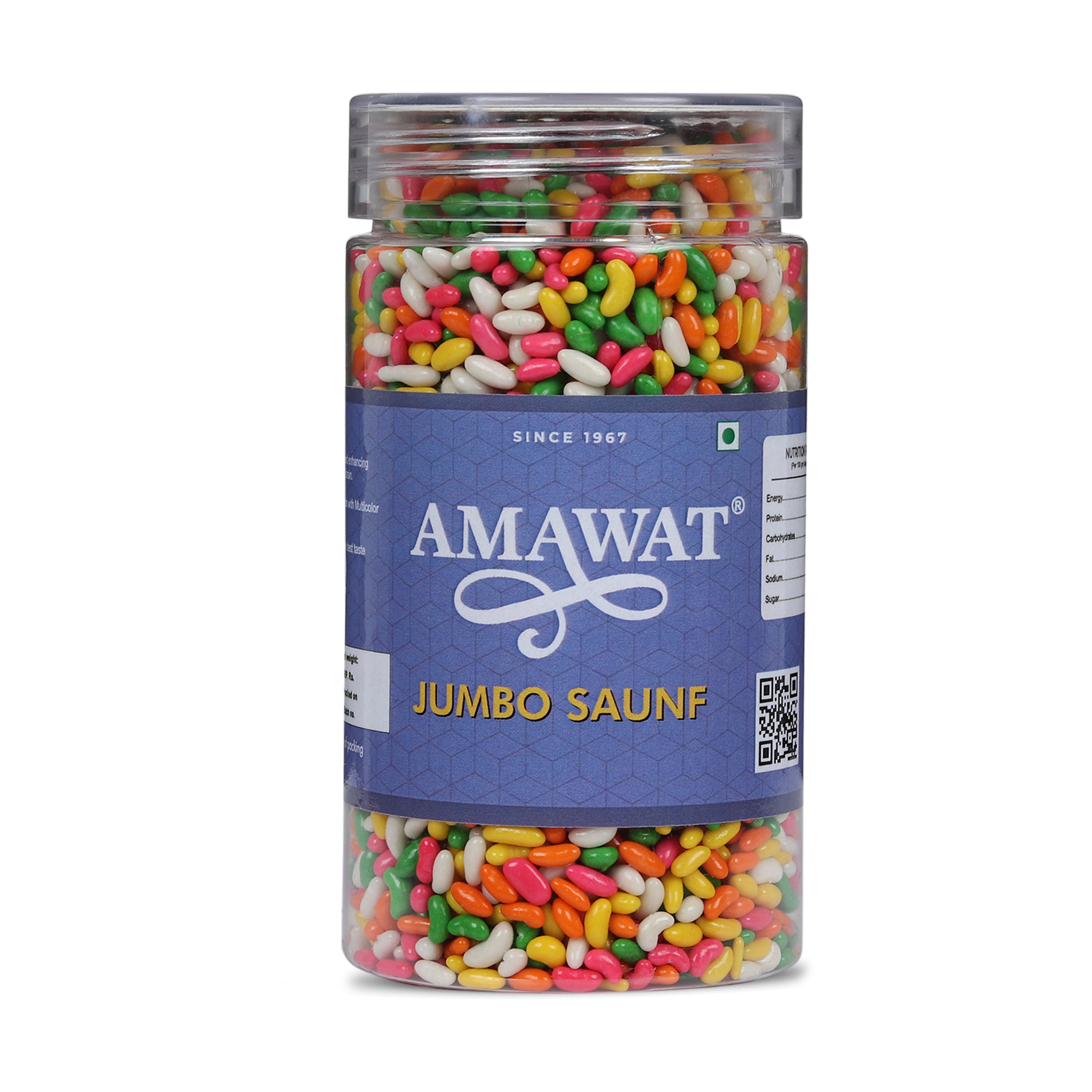 Amawat Jumbo saunf - Sugar Coated Colourful saunf | Buy Mukhwas Saunf ...
